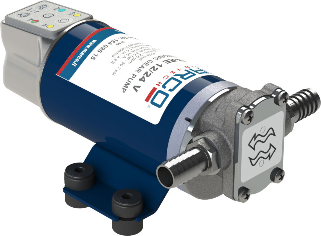 Marco UP8-RE Reversible Electronic Pump 2.6 gpm - 10 l/min with flow ...